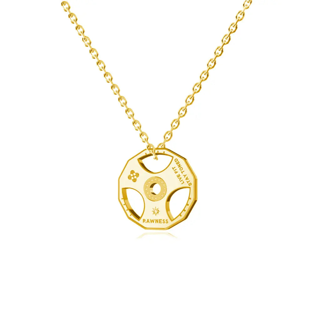 RAWNESS Necklace Mini Weight Plate Pendant - RAWNESS